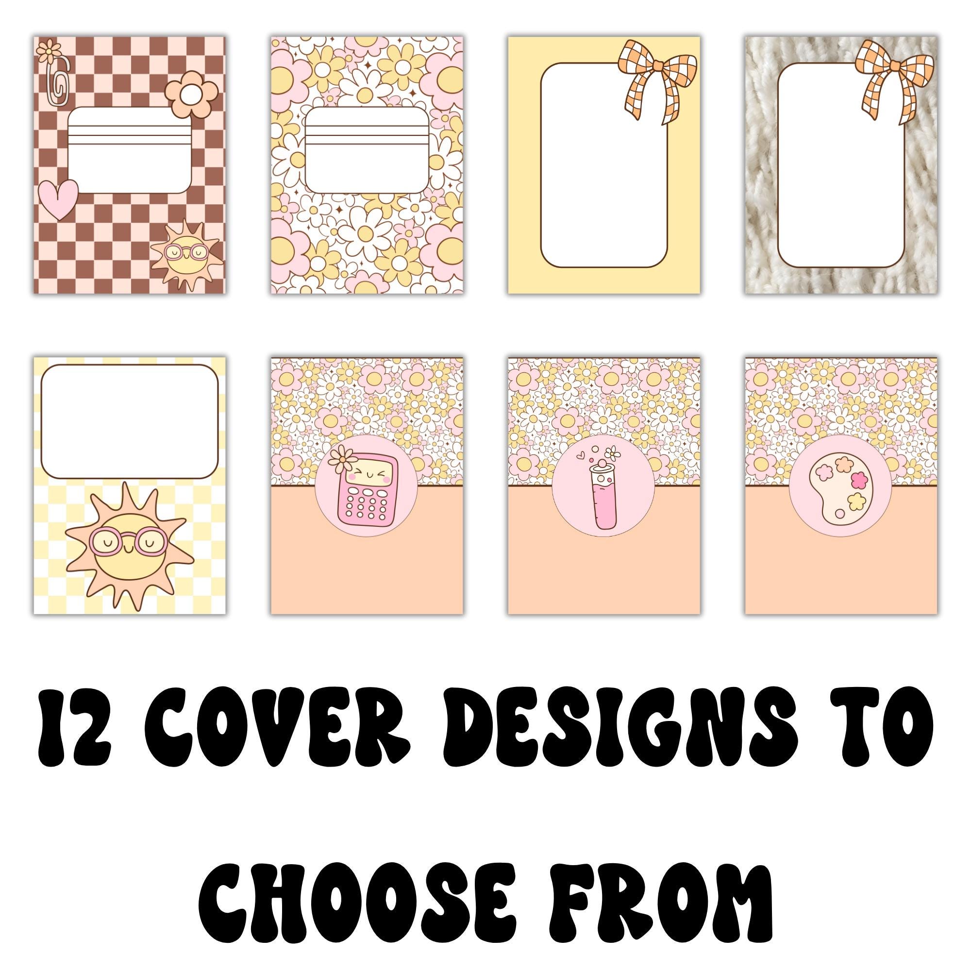 Golden Hour - Teacher Binder and Spine Labels | Editable - Etsy