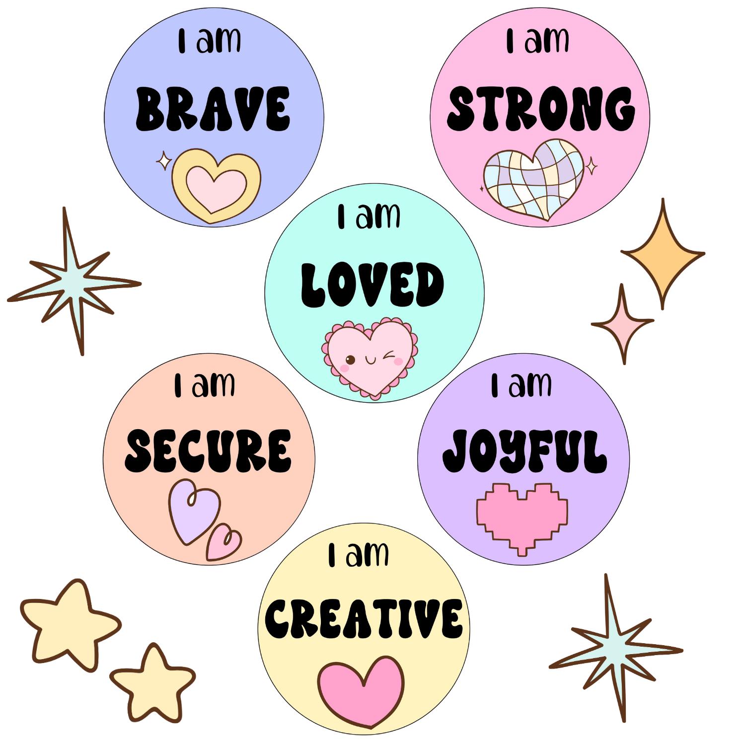 Affirmation Station | 'preppy Pastels' - Editable Classroom Decor - Etsy