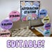 Affirmation Station | 'preppy Pastels' - Editable Classroom Decor - Etsy