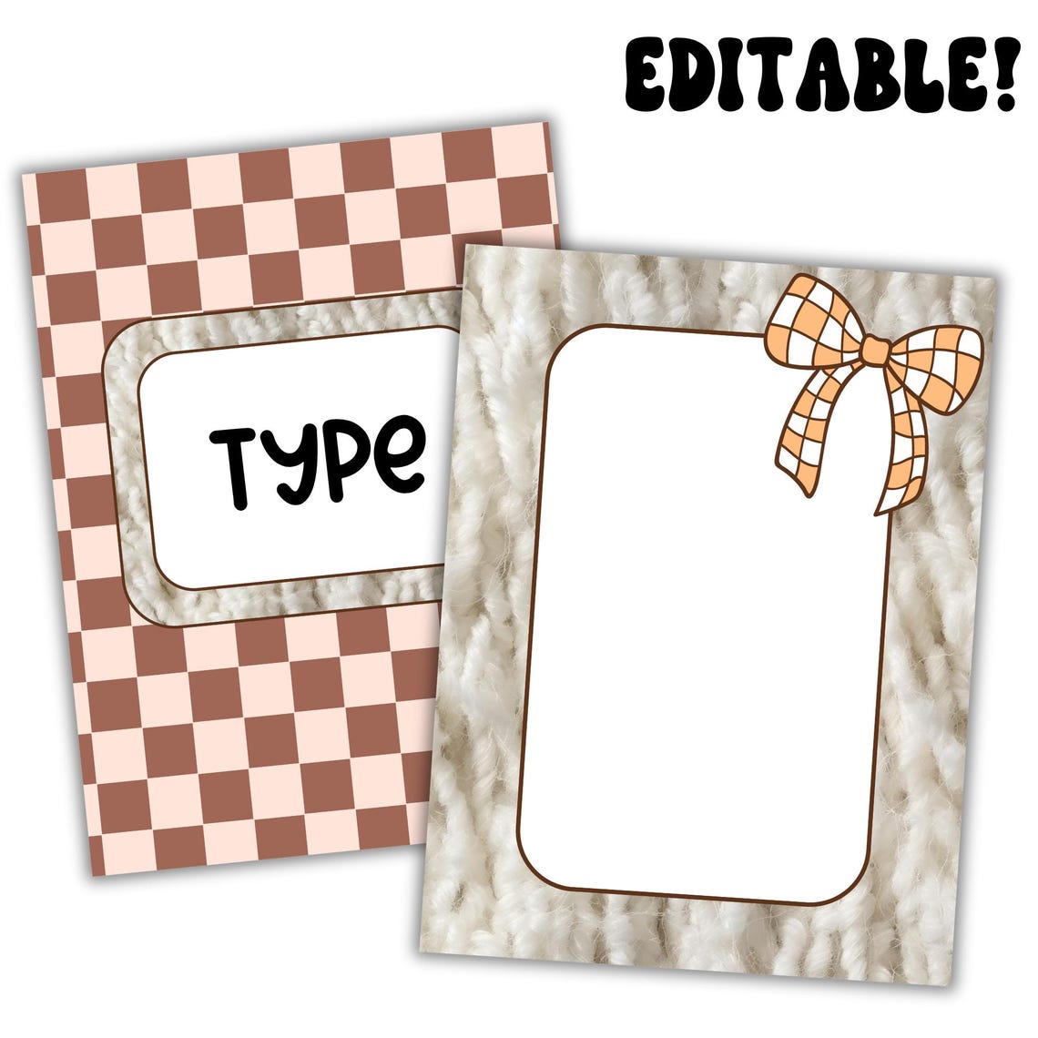 Golden Hour - Teacher Binder and Spine Labels | Editable - Etsy