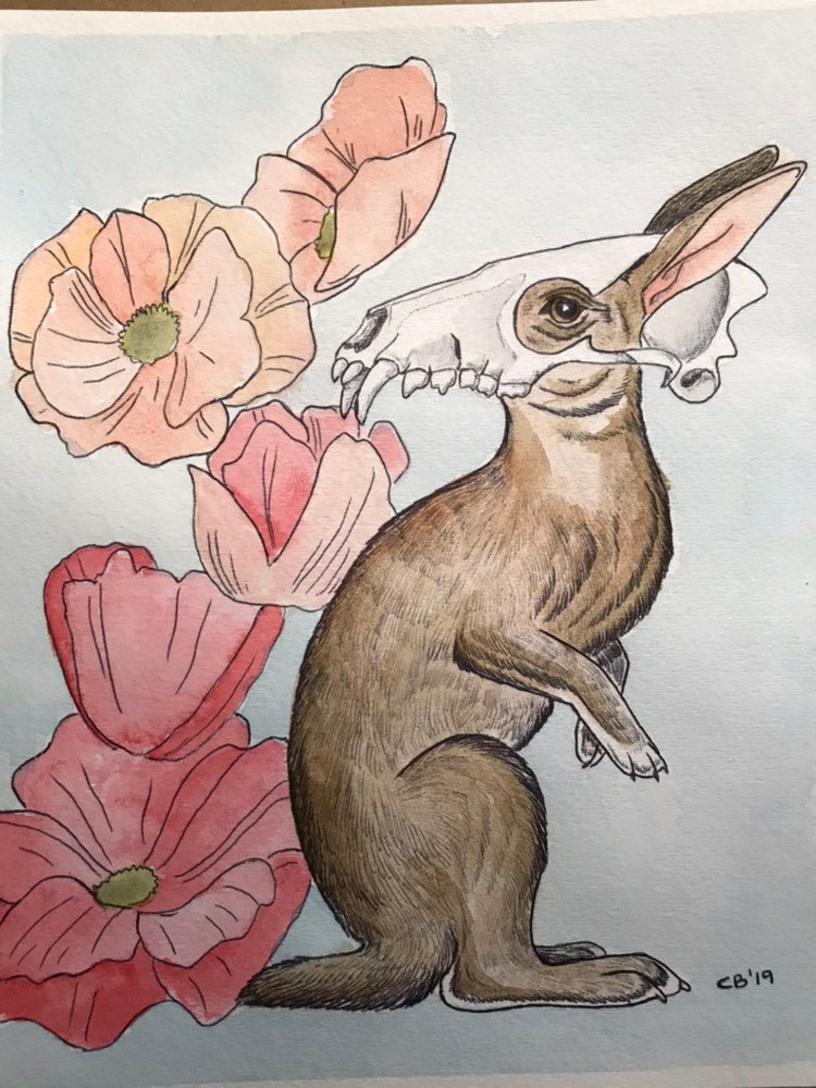 Original Art - "rabbit Heart" Painting - Etsy