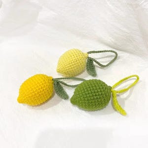 Crochet Lemon Amigurumi PATTERN PDF ONLY, Citrus Fruit Crochet Tutorial ...