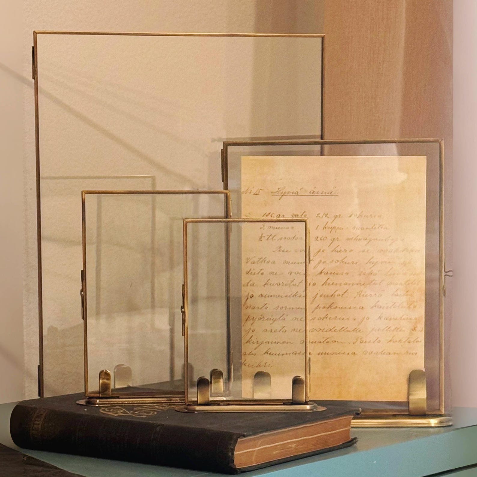 Personalized Laser Engraved Floating Picture Frames, Memory Gift Set ...