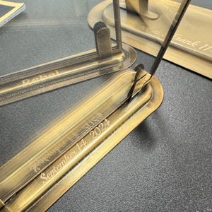 Personalized Laser Engraved Floating Picture Frames, Memory Gift Set ...