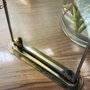 Personalized Laser Engraved Floating Picture Frames, Memory Gift Set ...