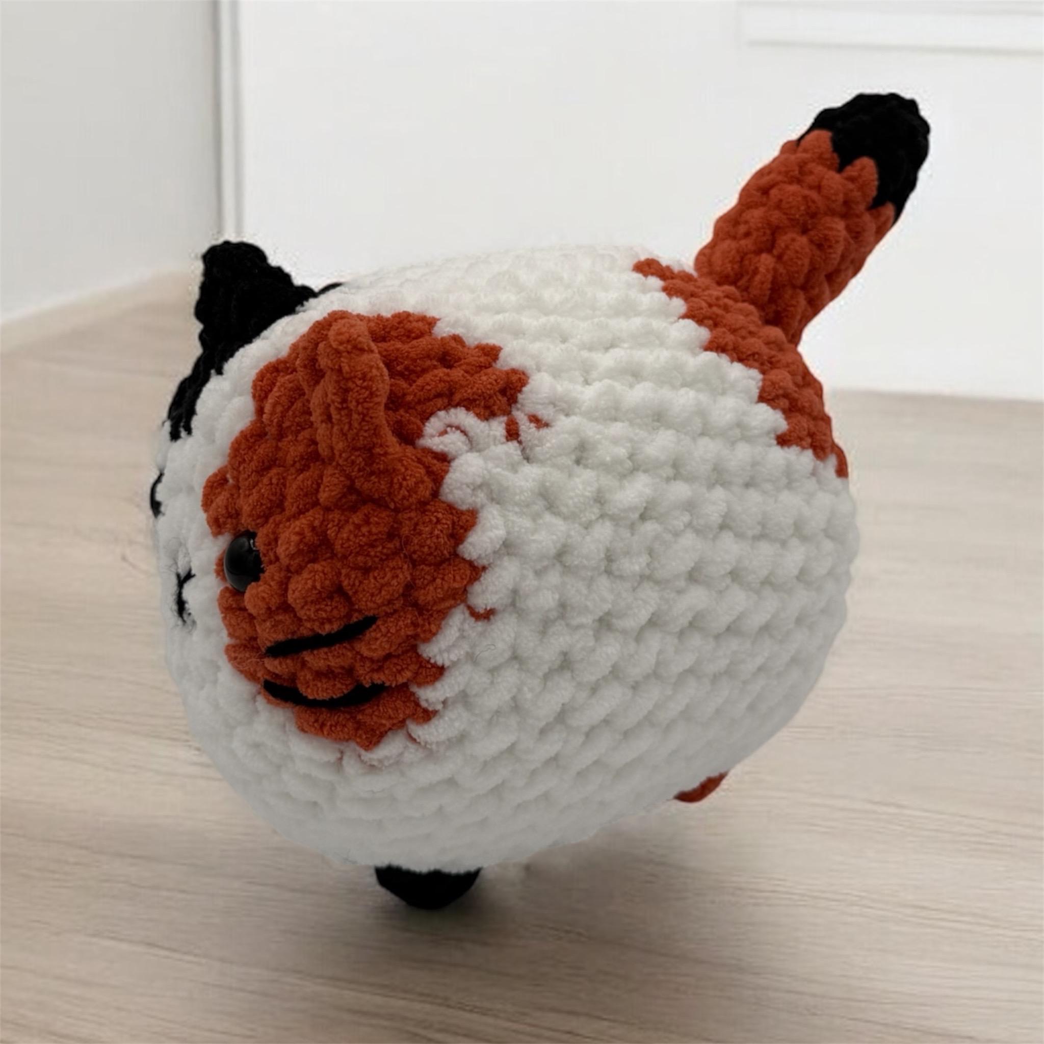 Crochet Loaf Cat Plushie Amigurumi Handmade Stuffed Animal - Etsy