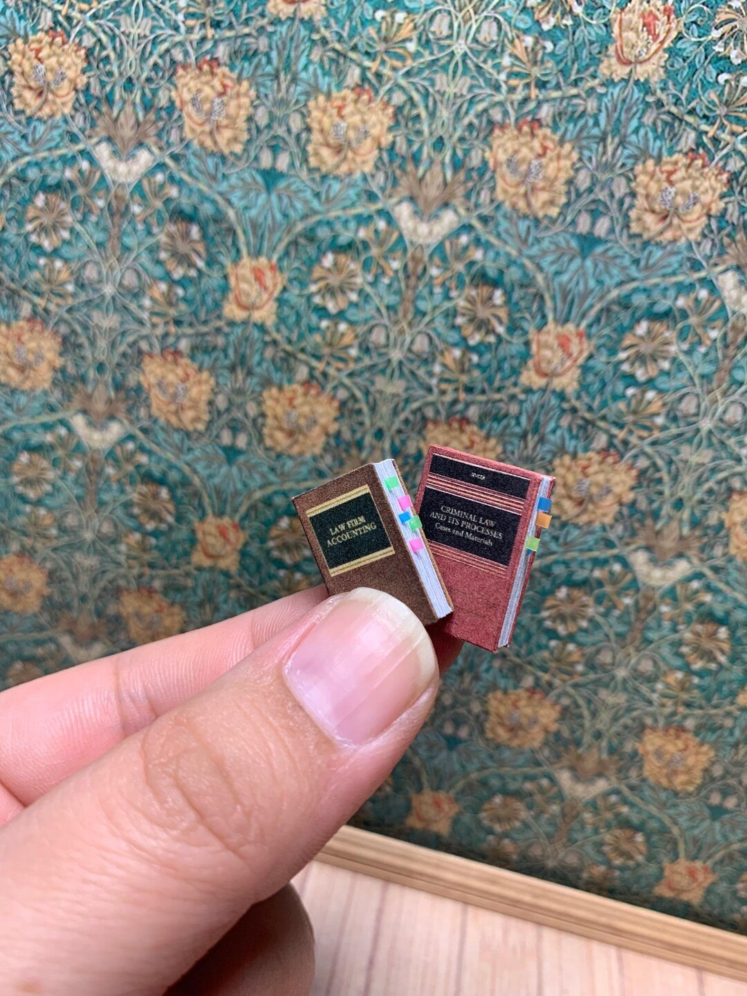 Miniature Law Books 1:12 Scale. A Set Law Dictionary, Criminal Law, Law ...