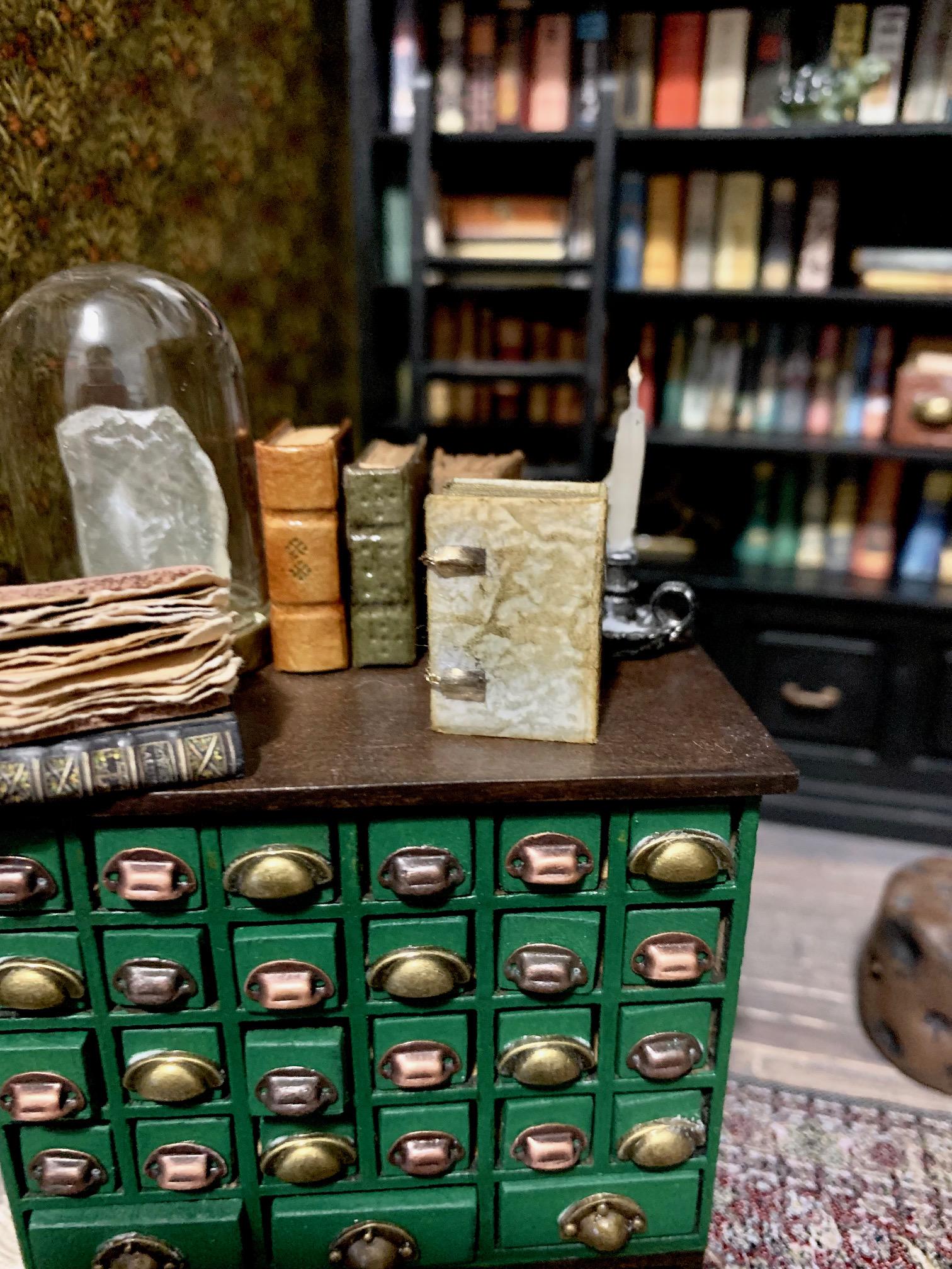 1:12 Scale Vintage Miniature Book - Etsy