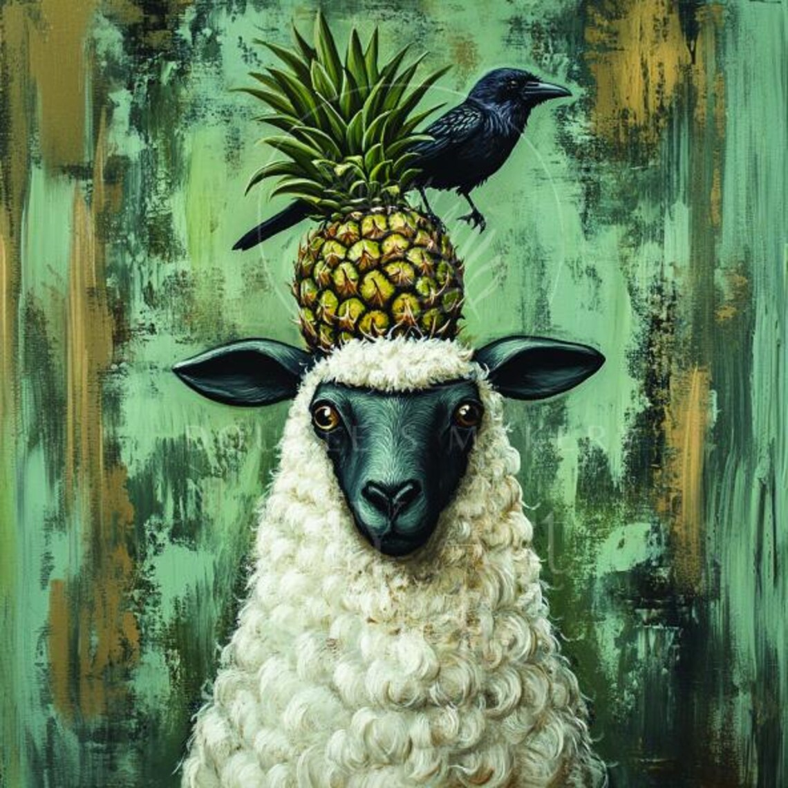 Sheep Crow Bundle, Primitive Farmhouse, Instant Download, Printable 8 ...