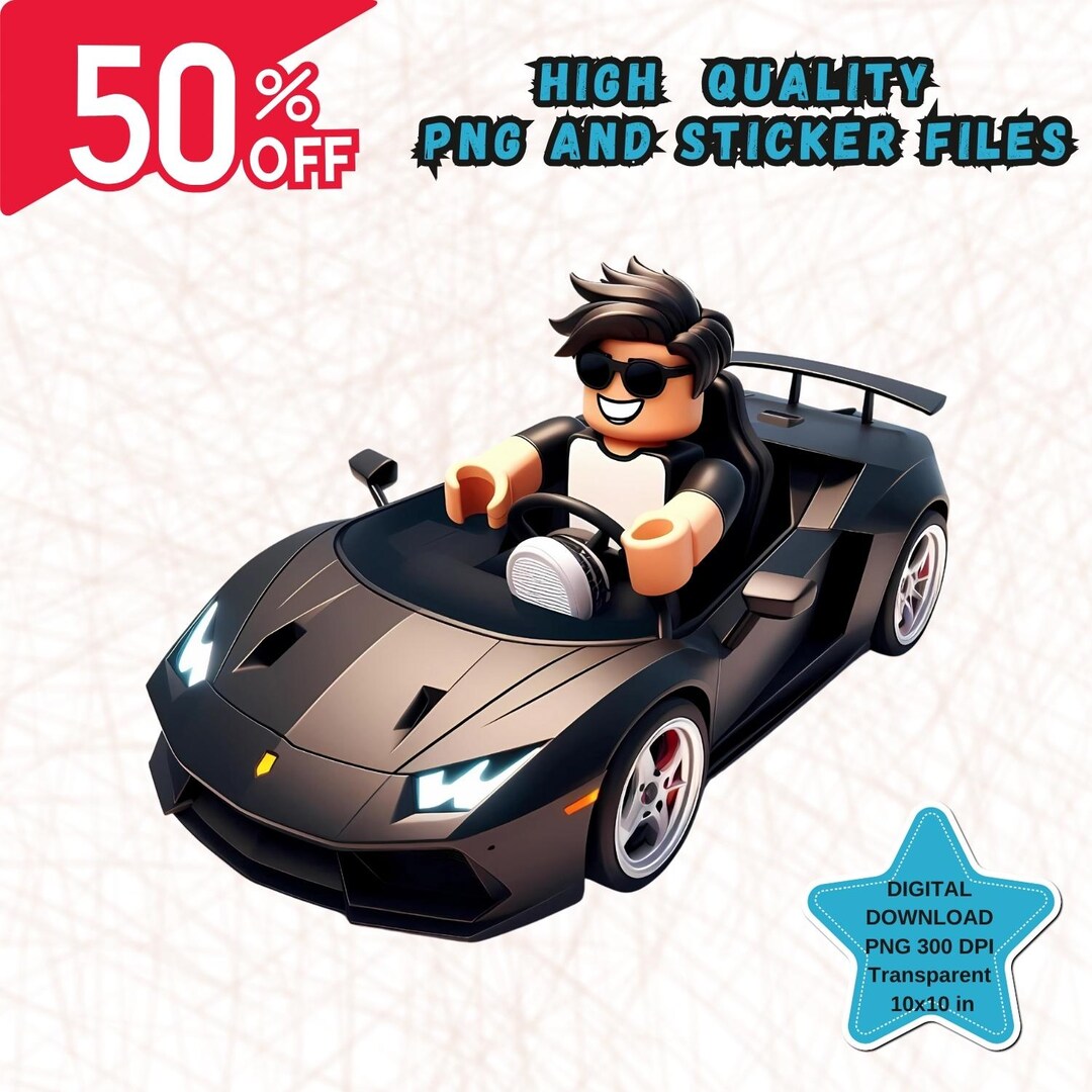 Roblox Png Racing, Digital Download, High Resolution Images, High ...