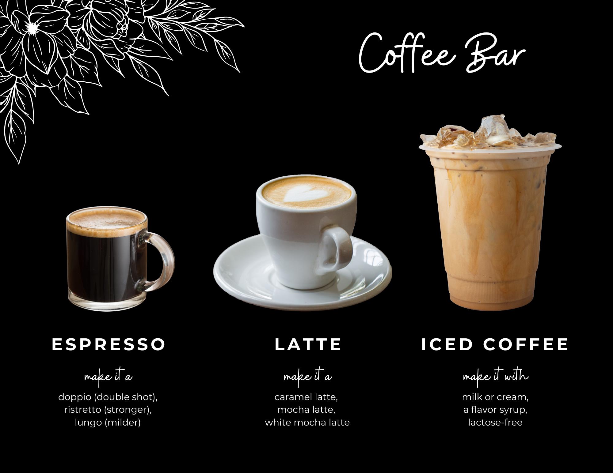 Coffee Bar Menu (digital Download) - Etsy