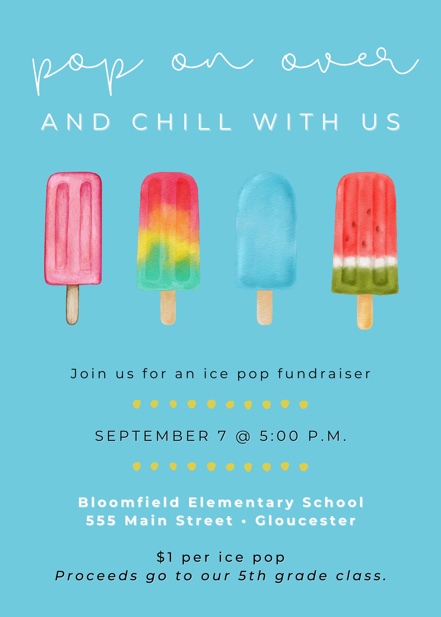 Ice Pop Party Flyer (digital Download) - Etsy