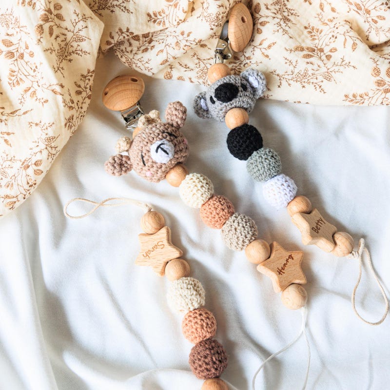 Wood Pacifier Clip - Etsy