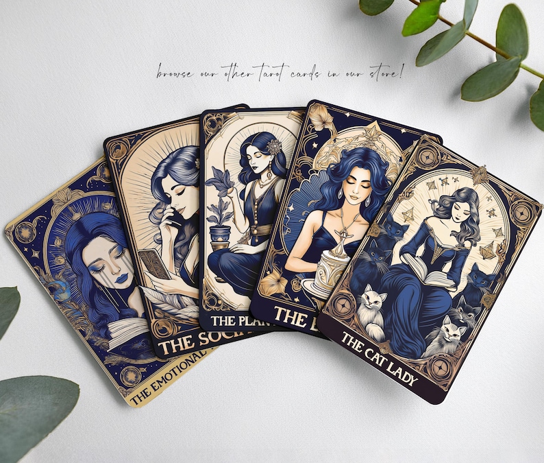The Mother Daughter Tarot Card PNG, Reading Dark Academia Design, Book ...