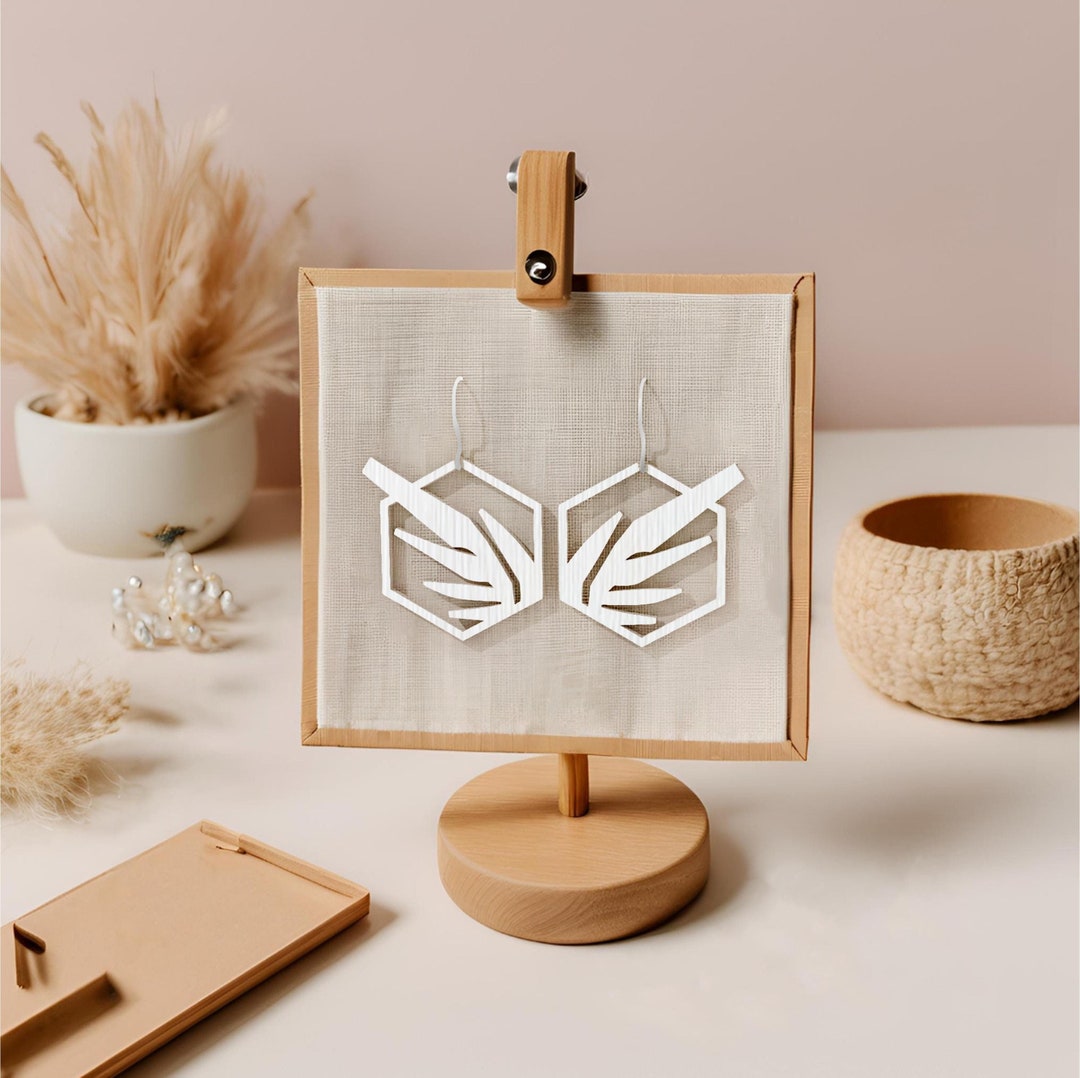 Overwatch-themed Mercy Valkyrie Earrings STL File for 3D Printing ...