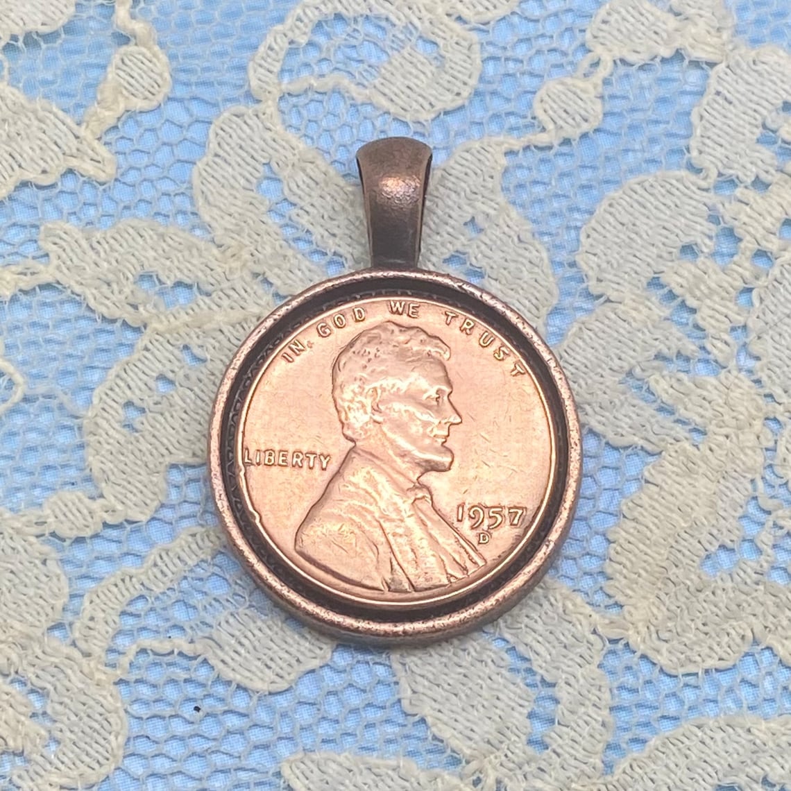 Penny Birth Year Key Chain Keyring Made From Your Choice of - Etsy