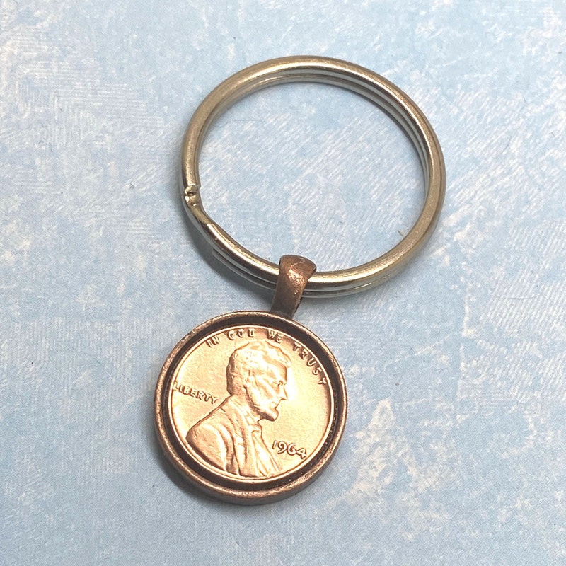 Lucky Penny Keychain - Etsy