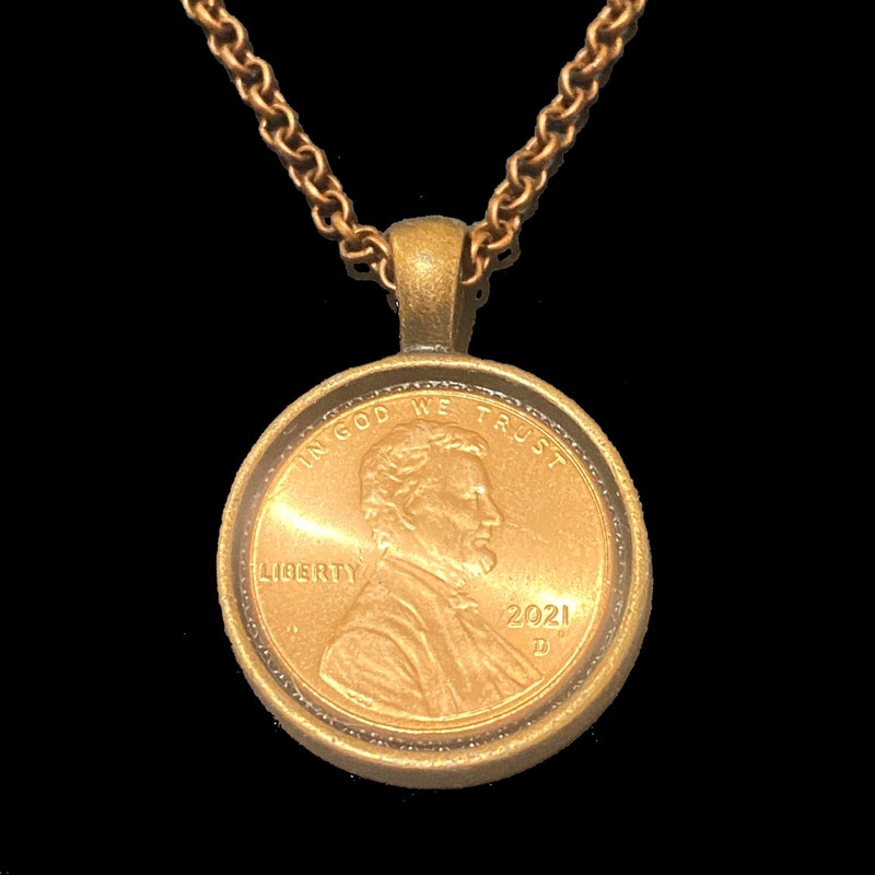 Cut Coin Necklace - Etsy