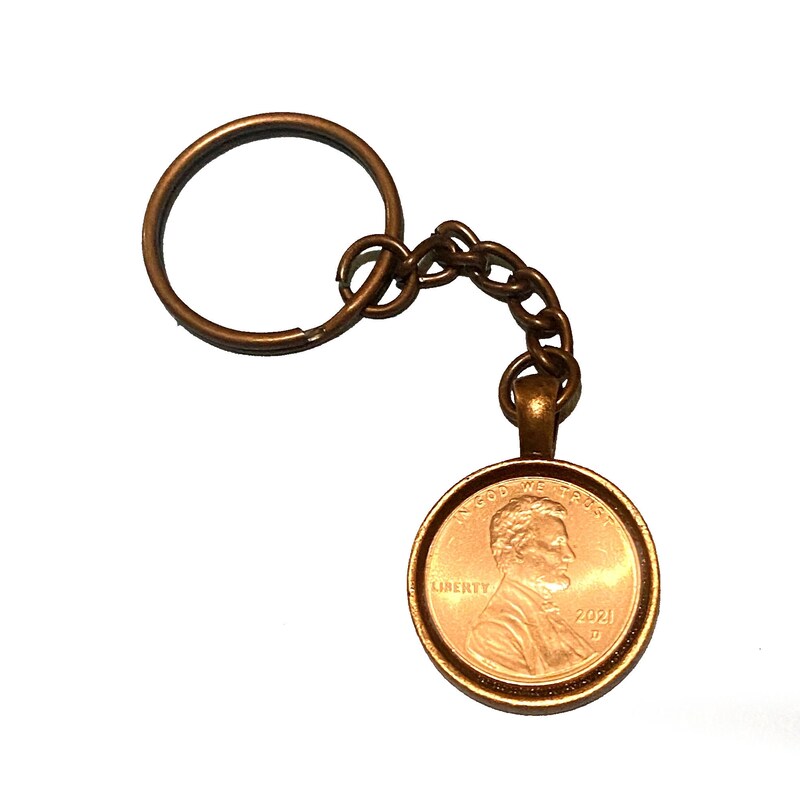 Lucky Penny Keychain - Etsy