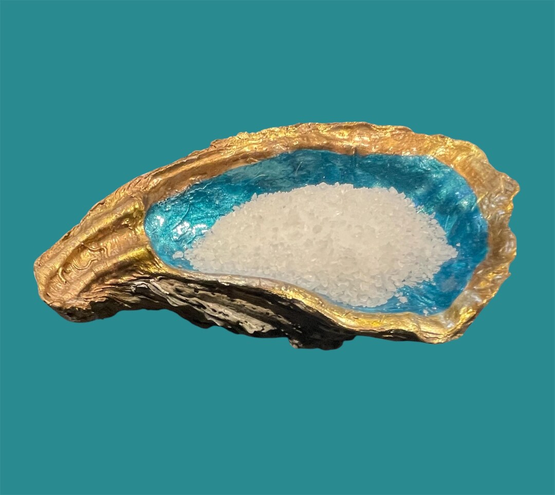 Decorated Oyster Shells - Ring Holder- Spice/salt Holder - Etsy