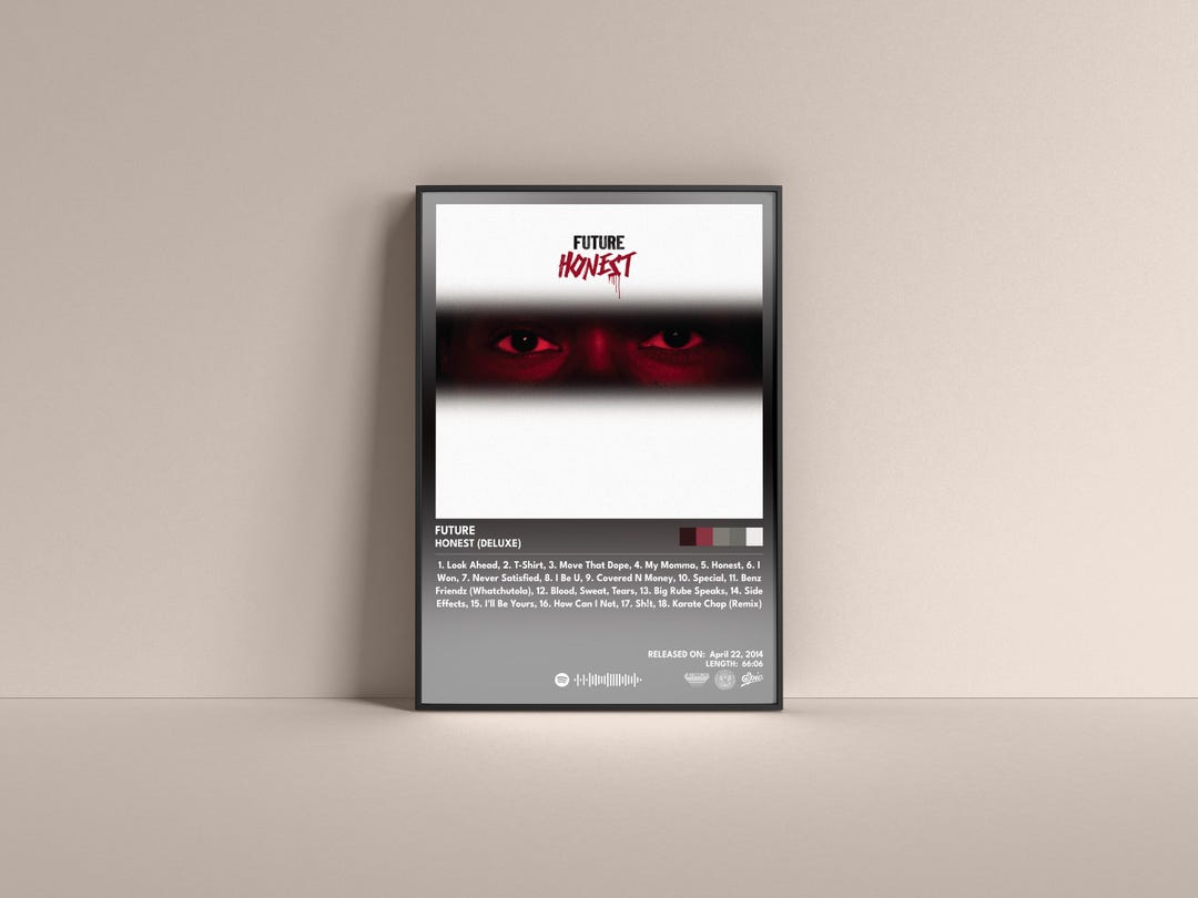 Future Honest deluxe Poster, Future Honest deluxe Gift Poster, Future ...