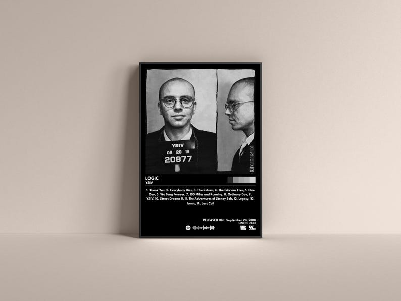 Logic YSIV Poster, Logic YSIV Gift Poster, Logic YSIV Album High ...