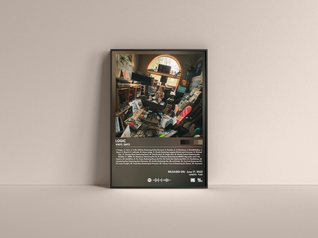 Logic Vinyl Days Poster, Logic Vinyl Days Gift Poster, Logic Vinyl Days ...