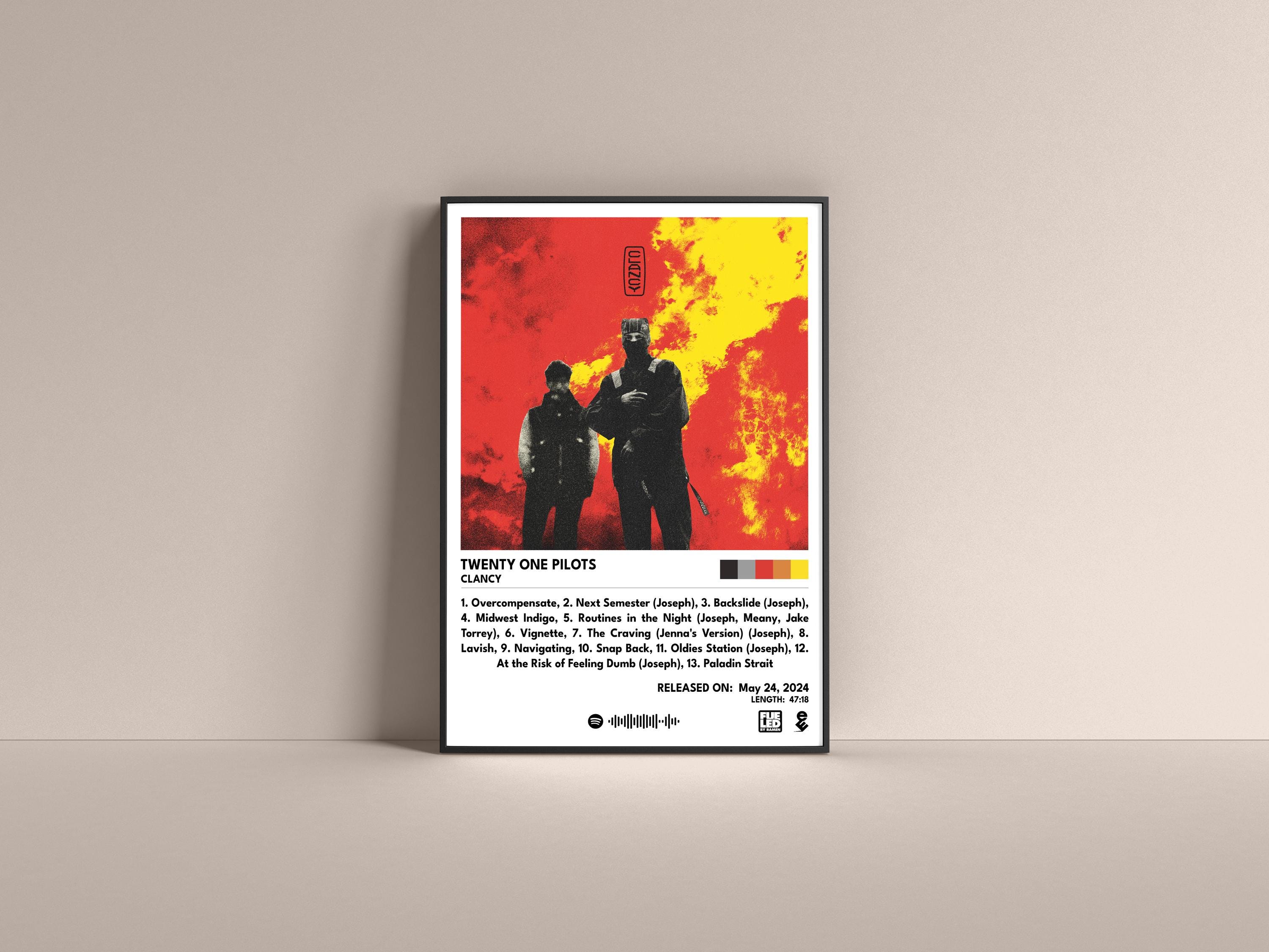 Twenty One Pilots Clancy Poster, Twenty One Pilots Gift Poster, Twenty ...