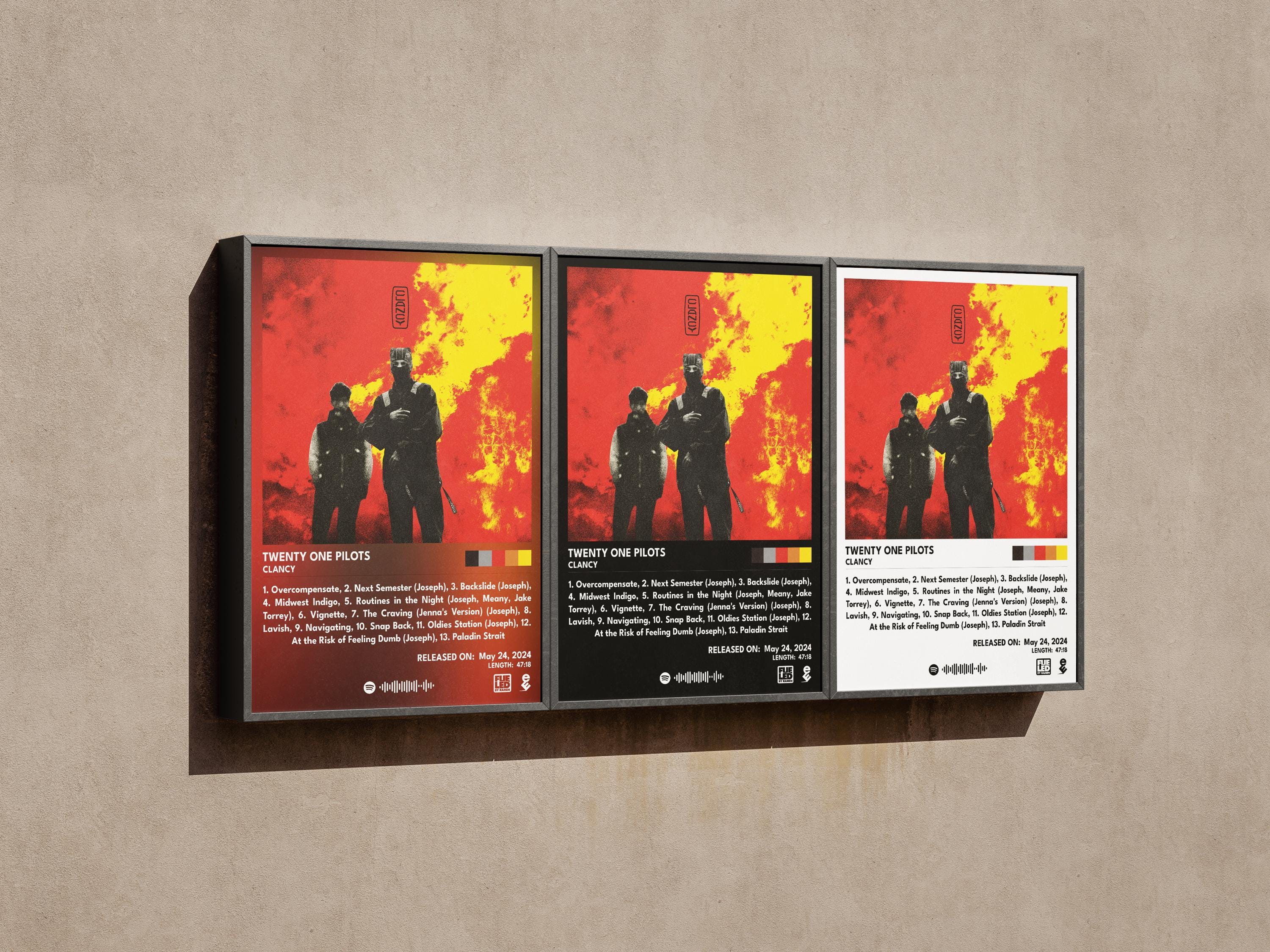 Twenty One Pilots Clancy Poster, Twenty One Pilots Gift Poster, Twenty ...