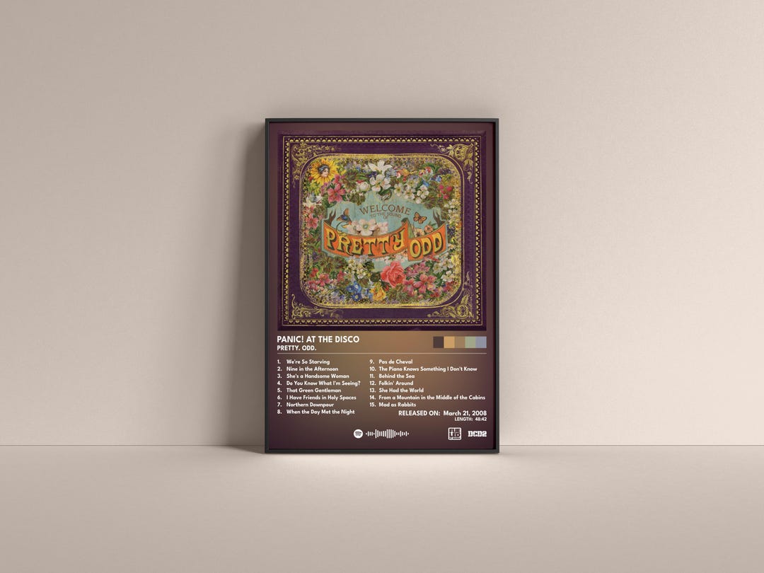 Panic at the Disco Pretty. Odd. Poster, Panic at the Disco Gift Poster ...