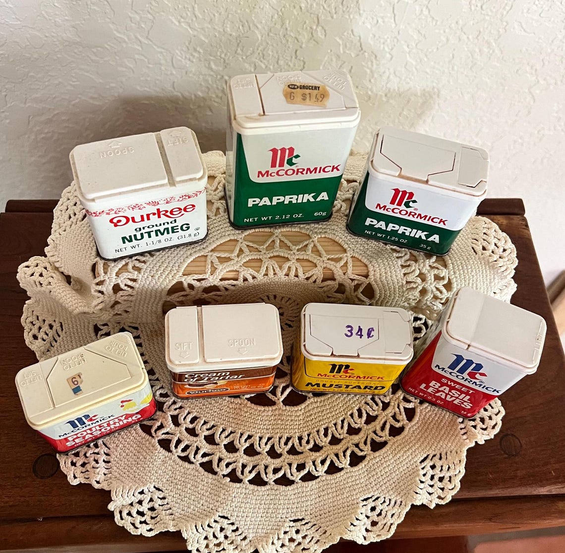 Vintage Spice Tins, Vintage Spices, Vintage Mccormick & Durkee Spice ... Vintage Spice Tins, Vintage Spices, Vintage Mccormick & Durkee Spice ...