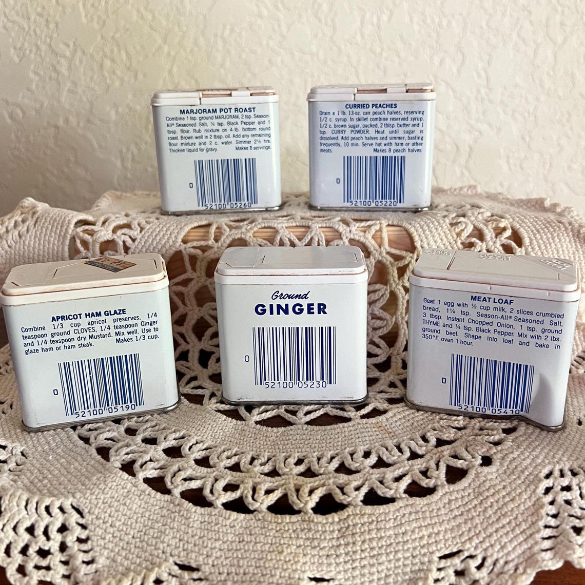 Vintage Spice Tins, Vintage Spices, Vintage Mccormick Spice Tins - Etsy