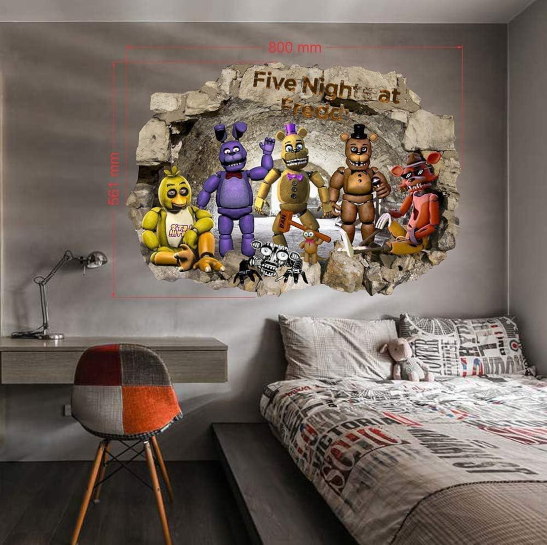 Five Nights in Freddy's FNAF Wall Stickers FNAF Decal Art Decor Vinyl ...