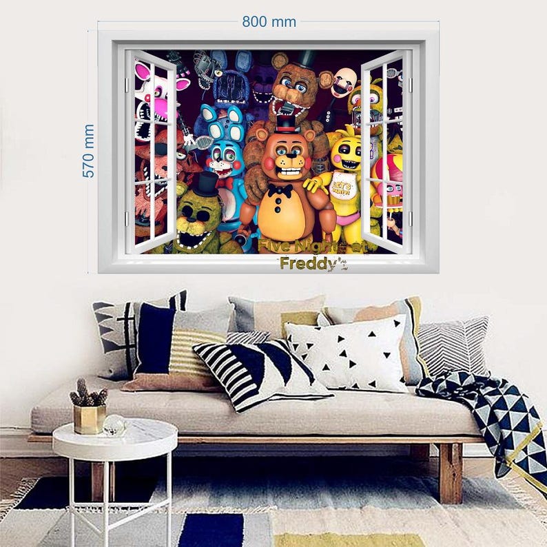 Five Nights in Freddy's FNAF Wandtattoo Wall Stickers FNAF Decal Art ...