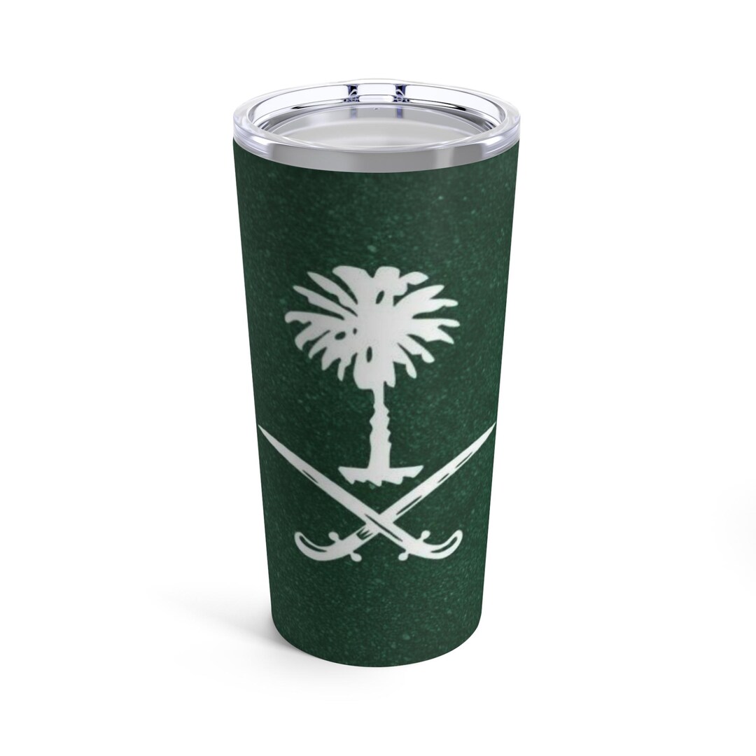 The National Emblem of Saudi Arabia Logo Simple Design Mug Outdoor ...