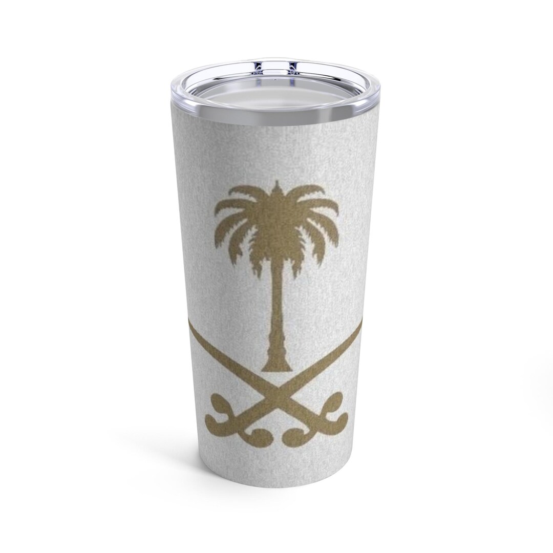 The National Emblem of Saudi Arabia Logo Simple Design Mug Outdoor ...