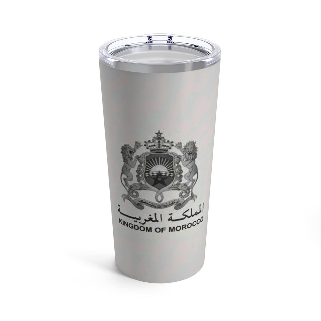 The National Emblem of the Kingdom of Morocco Logo Simple Design Mug ...