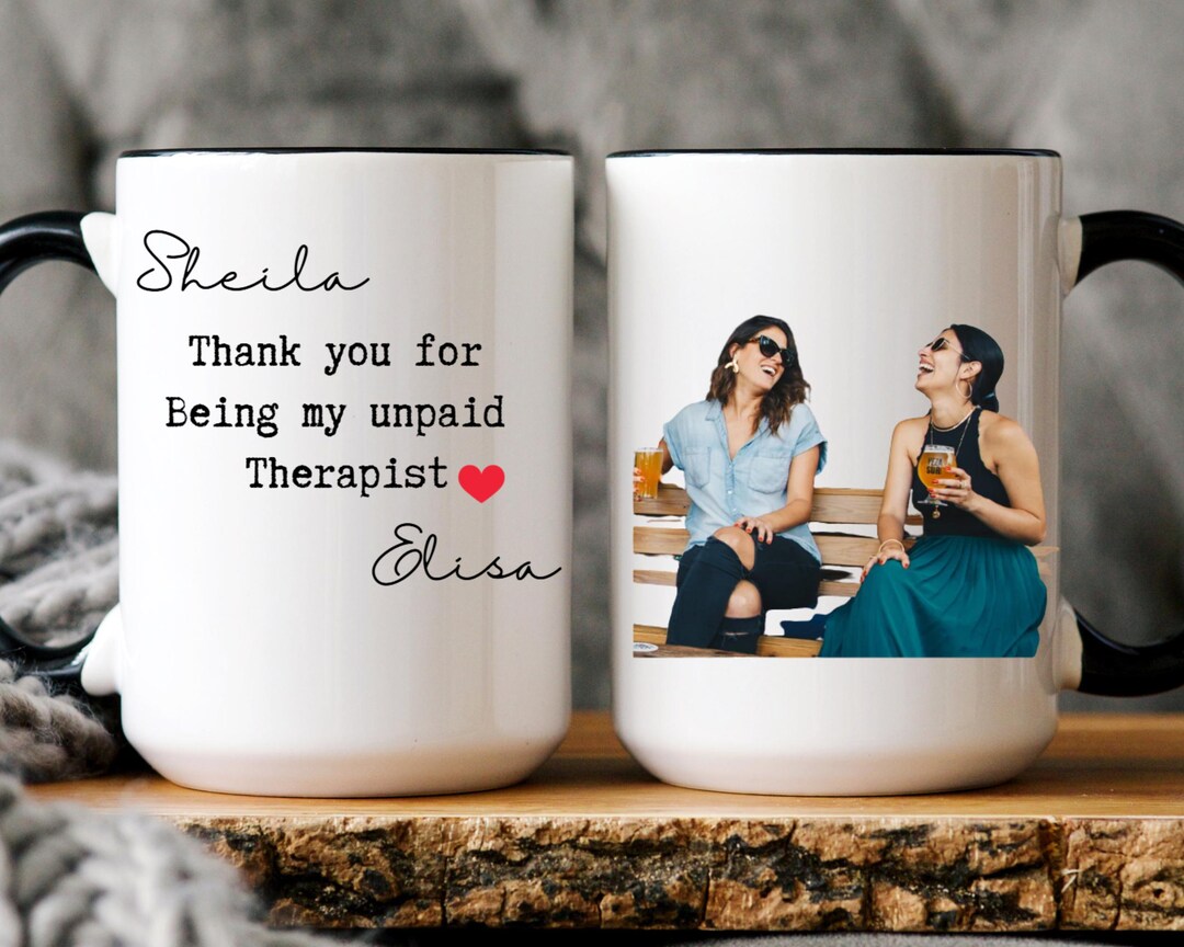 Custom Best Friend Mug With Photo, Personalized Coffee Cup, Friendship ...