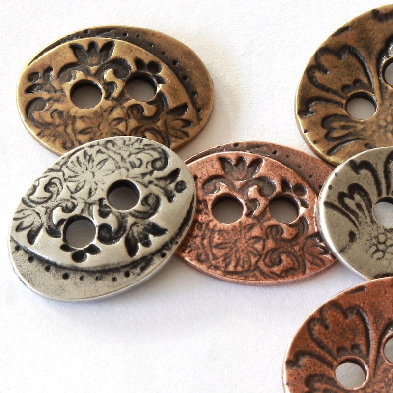 Copper Buttons - Etsy