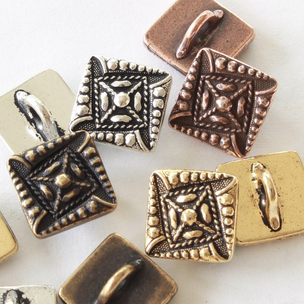 Square Buttons - Etsy