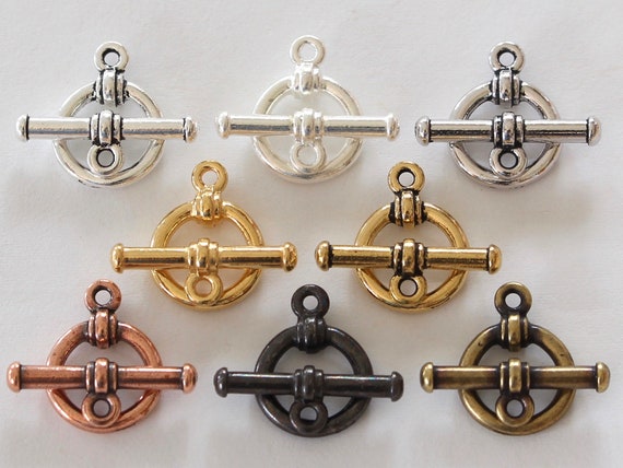 Toggle Clasps Tierracast Silver Gold Copper Black White - Etsy
