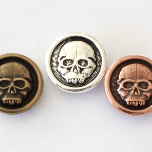 Skull Buttons - Etsy