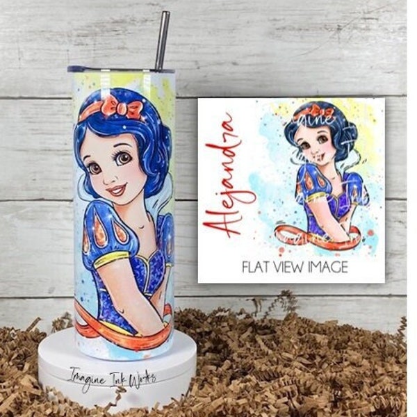 Snow White Tumbler - Etsy