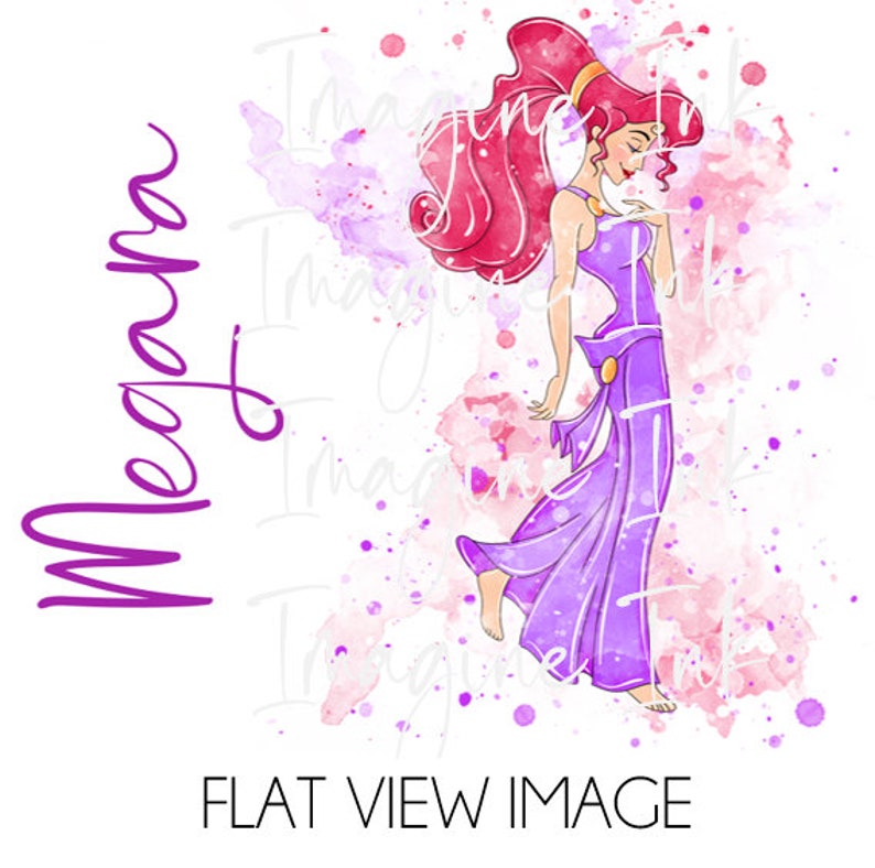 Vaso delgado de 20 oz de Meg Megara, personaje de Disney, Hercules ...