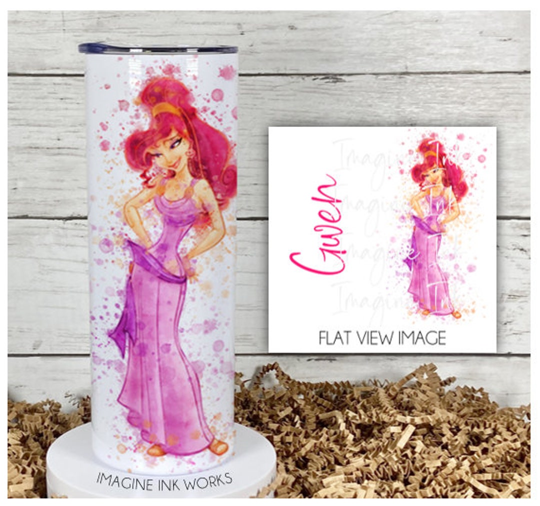Tumbler Meg Megara 20oz Skinny Tumbler - Disney Character Hercules Phil ...