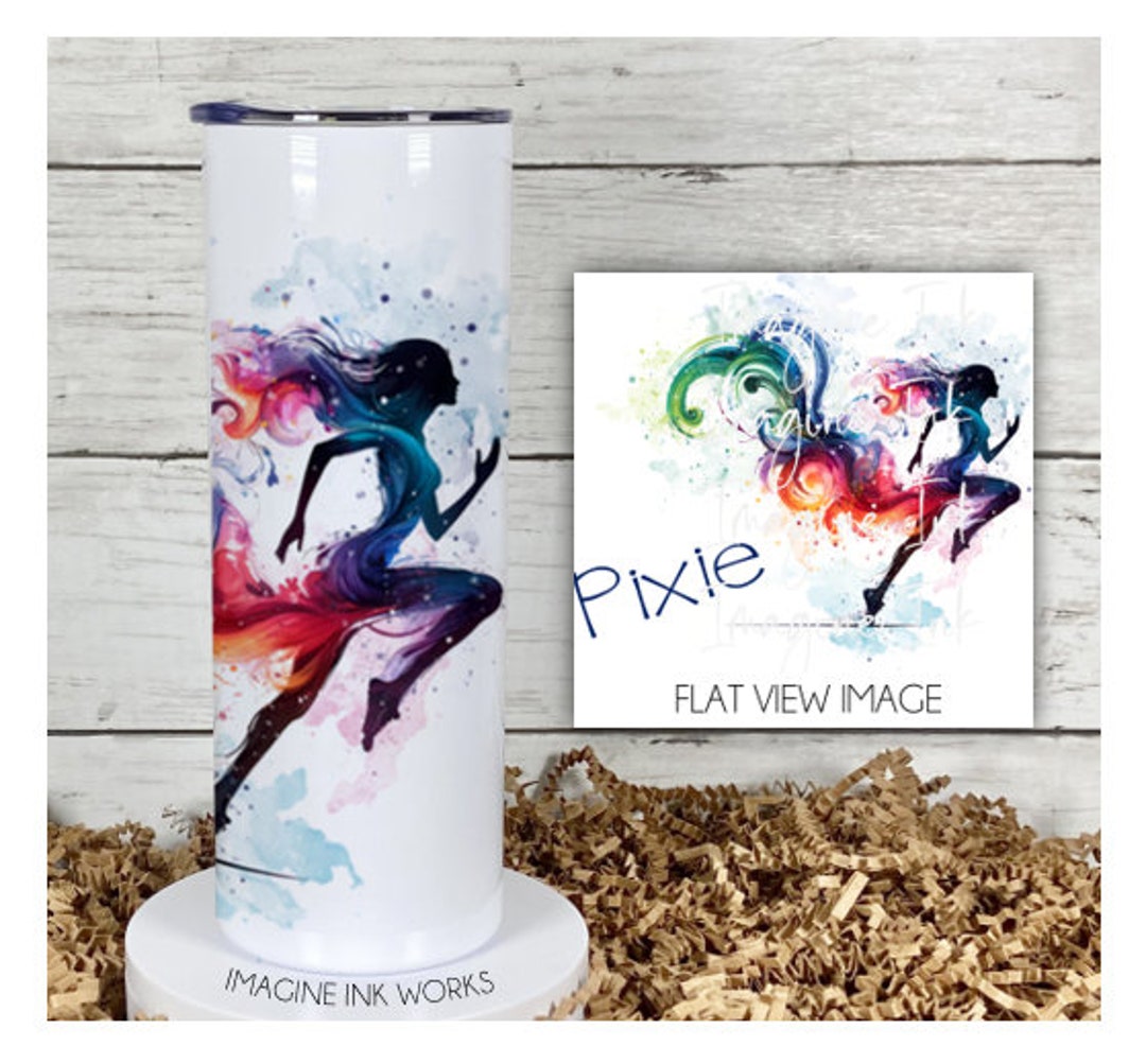 Tumbler Running 20oz Skinny Tumbler - Sports Half Marathon 5K 10K Cross ...