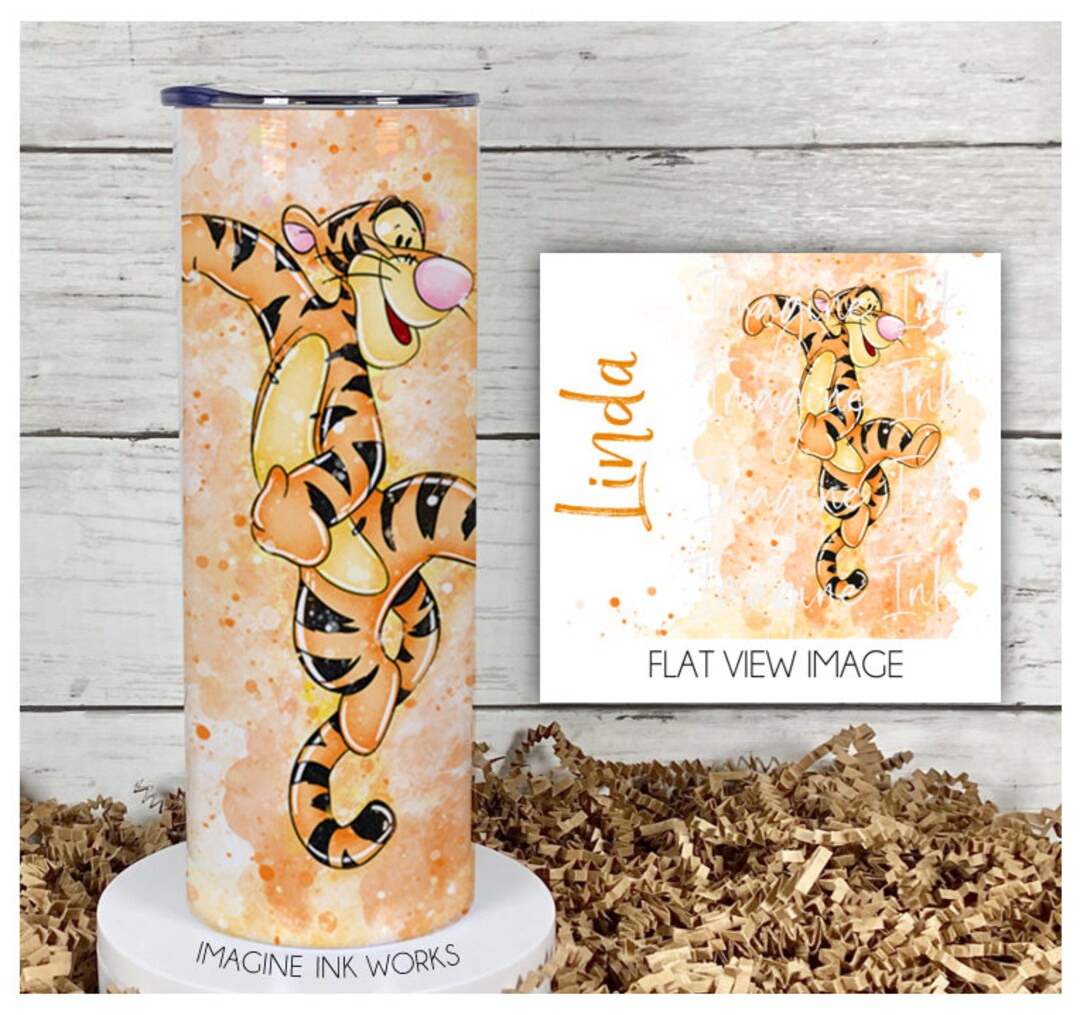 Tumbler Tigger 20oz Skinny Tumbler - Disney Character Waterbottle ...