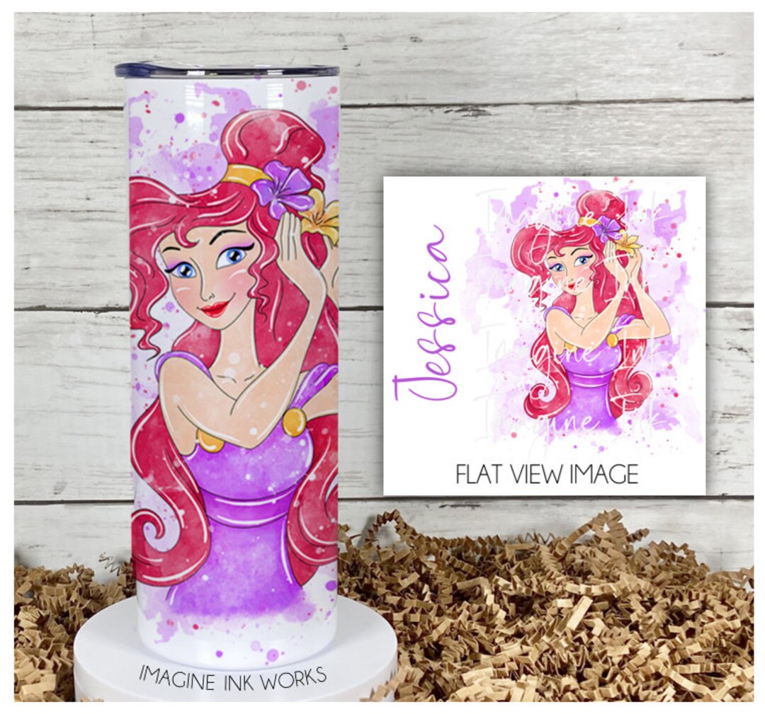 Tumbler Meg Megara 20oz Skinny Tumbler - Disney Character Hercules Phil ...
