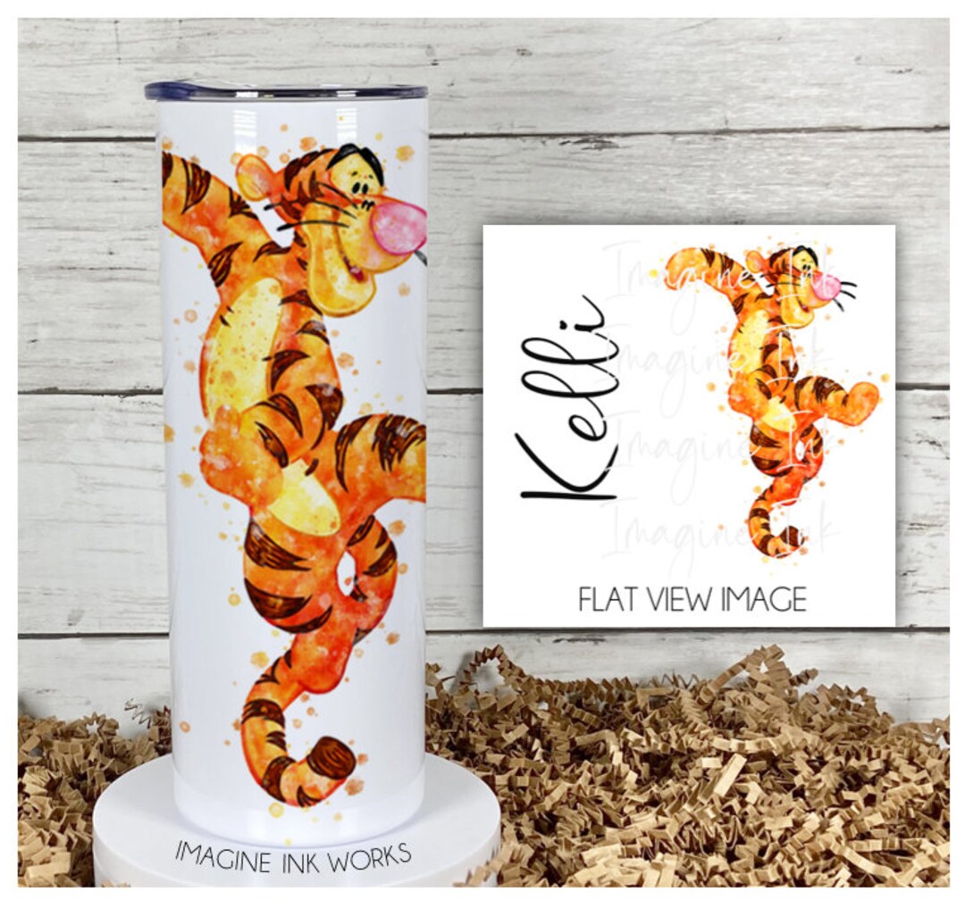 Tumbler Tigger 20oz Skinny Tumbler - Disney Character Waterbottle ...