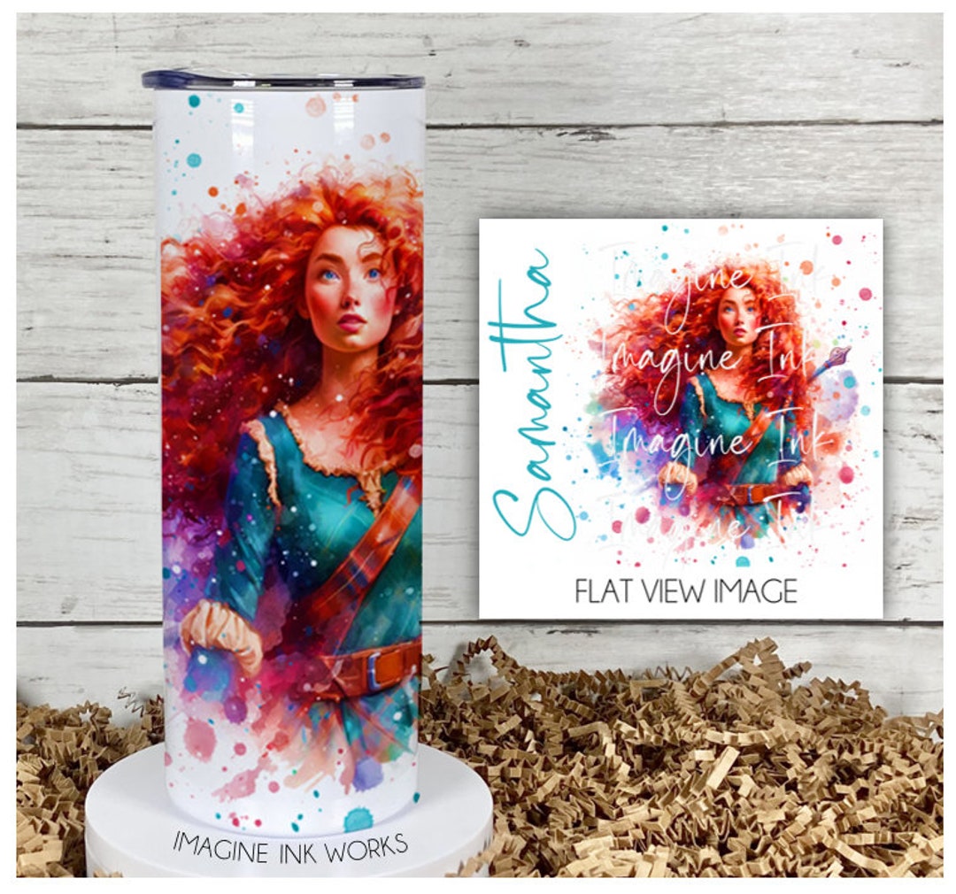 Tumbler Merida 20oz Skinny Tumbler - Disney Character Princess ...
